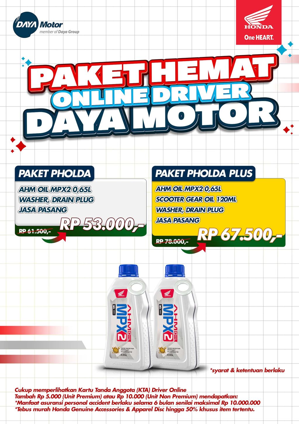 Promo Paket Pholda | Daya Motor